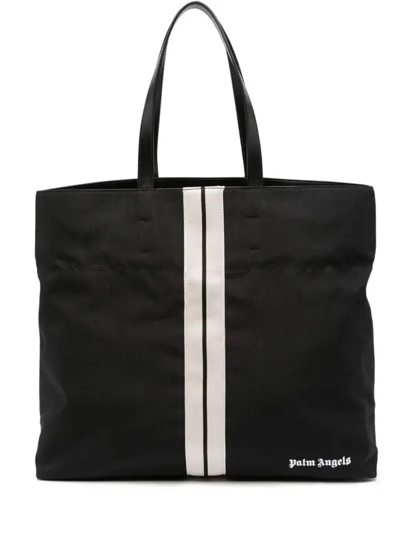 Palm Angels Track Logo-print Tote Bag - Black