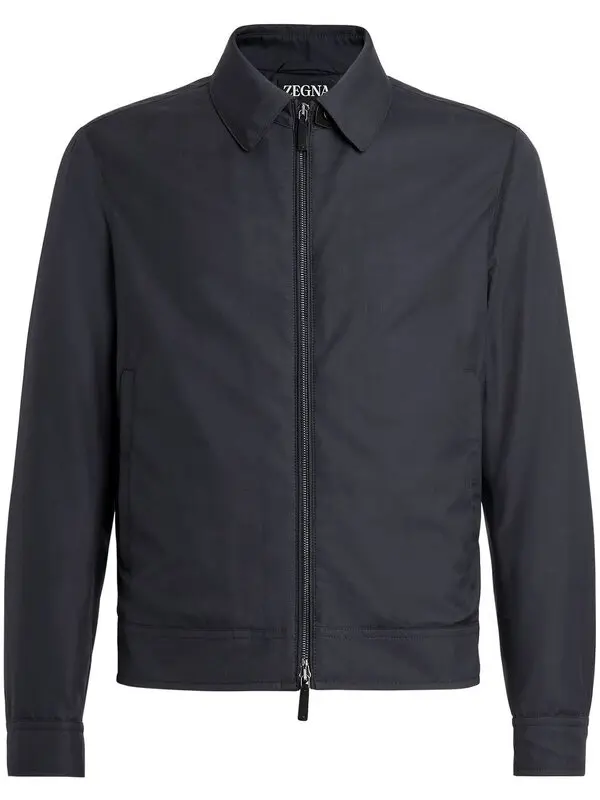 Zegna Leggerissimo Zipped-up Shirt Jacket