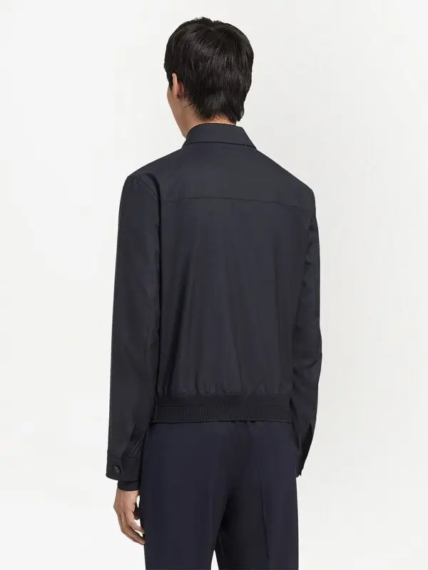 Zegna Leggerissimo Zipped-up Shirt Jacket