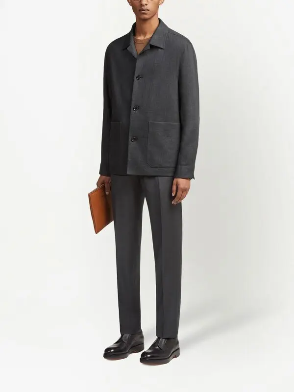 Zegna Trofeo Tailored Wool Trousers