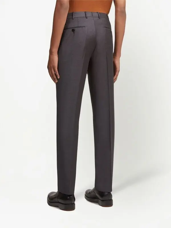 Zegna Trofeo Tailored Wool Trousers