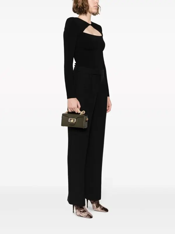 LANVIN Small Pencil Cat Leather Bag