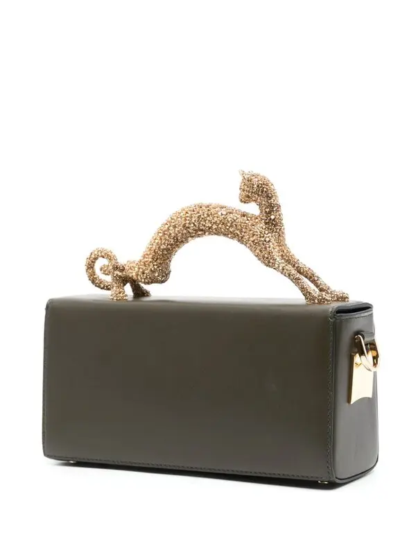 LANVIN Small Pencil Cat Leather Bag