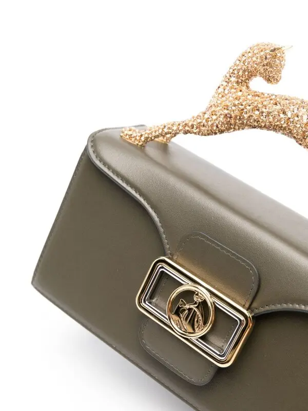 LANVIN Small Pencil Cat Leather Bag