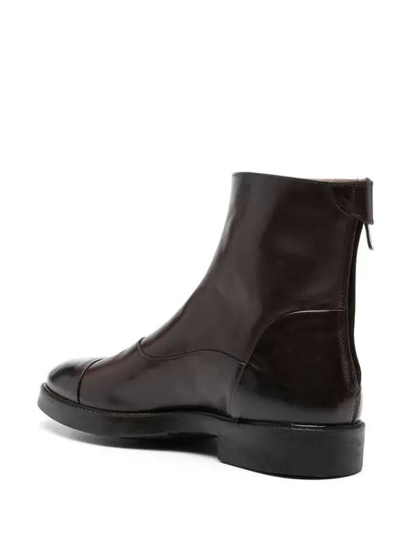 ALBERTO FASCIANI Gabriel Leather Ankle Boots