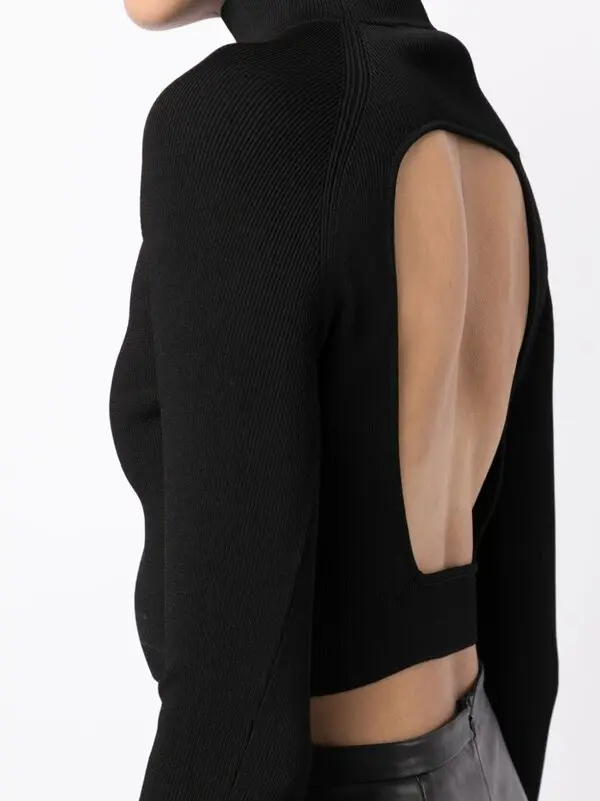 Matériel Roll-neck Ribbed-knit Jumper