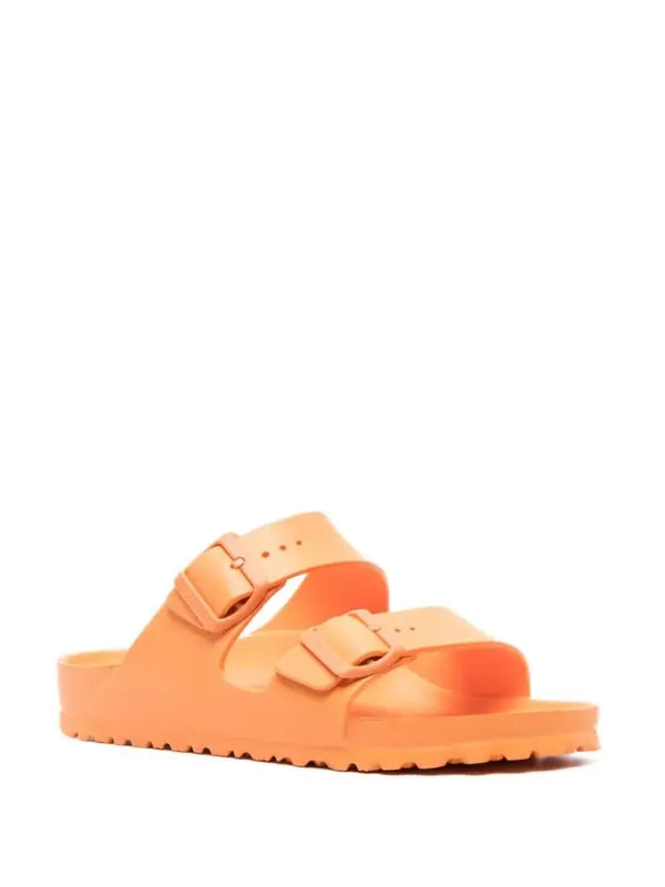 BIRKENSTOCK Arizona Decorative-buckle Slides - Orange