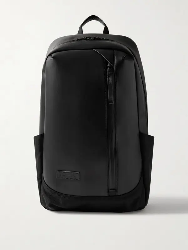 MASTER-PIECE CO Slick Logo-appliquéd Backpack - Black