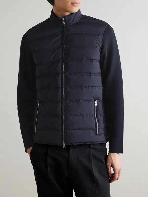 Orlebar Brown Wallace Quilted Down Jacket - Blue