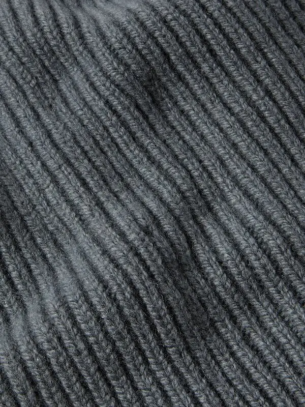 Mr P. Ribbed Wool Beanie