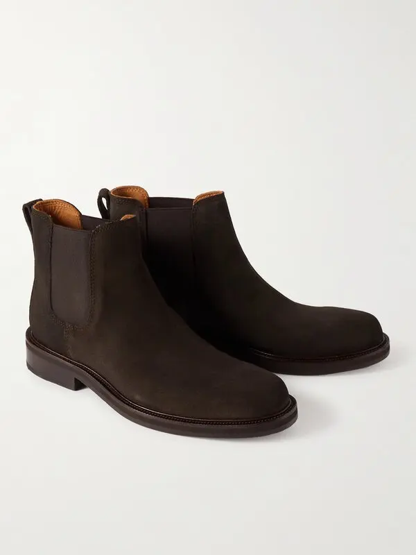 New Mr P. - Olie Shearling-Lined Suede Boots - Brown Size 8.5 Men’s Mr P. - Olie Shearling-Lined Suede Boots - Brown Mr P main image 4