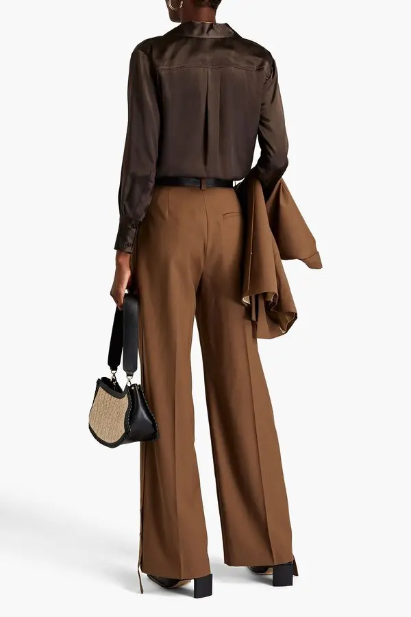 Nanushka Bida Woven Wide-leg Pants