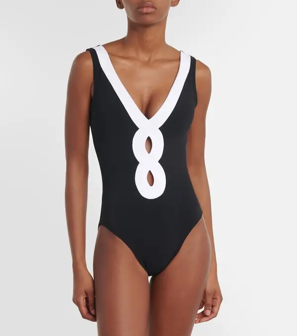 KARLA COLLETTO Octavia Cutout Swimsuit - Black