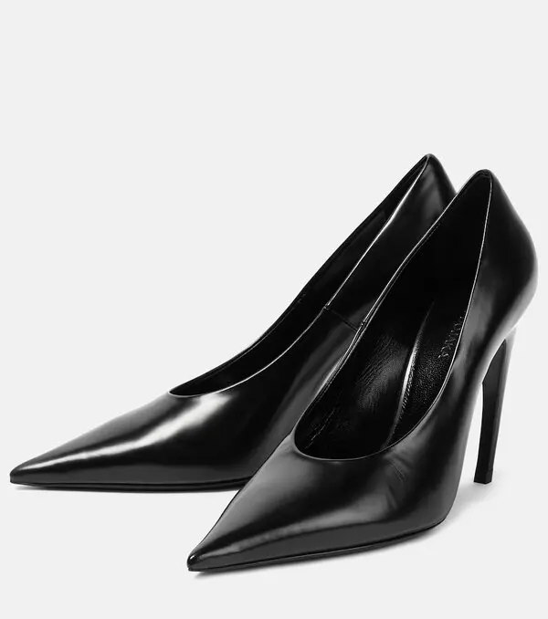 NENSI DOJAKA Pointed Toe Patent Leather Pumps