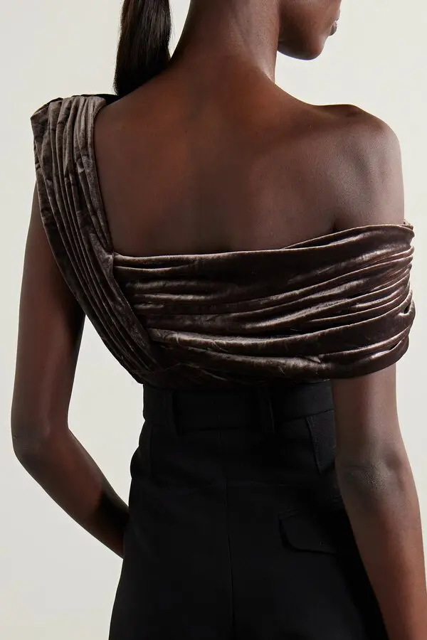 GOLDSIGN The Tilson One-shoulder Bodysuit