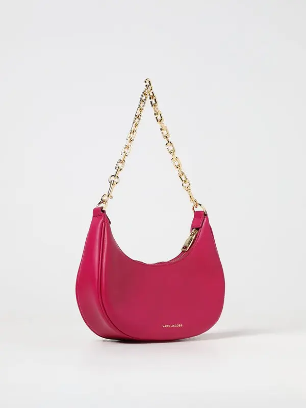 Marc Jacobs The Curve Leather Shoulder Bag - Pink
