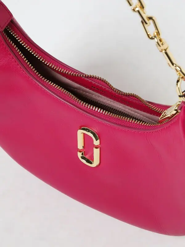 Marc Jacobs The Curve Leather Shoulder Bag - Pink