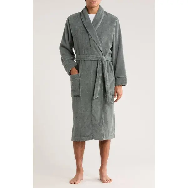 Nordstrom Hydrocotton Robe - Green Balsam