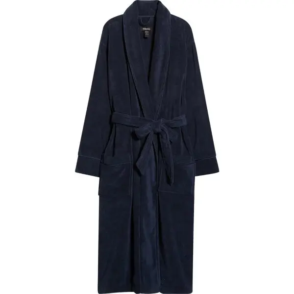 Nordstrom Hydrocotton Robe - Navy Still