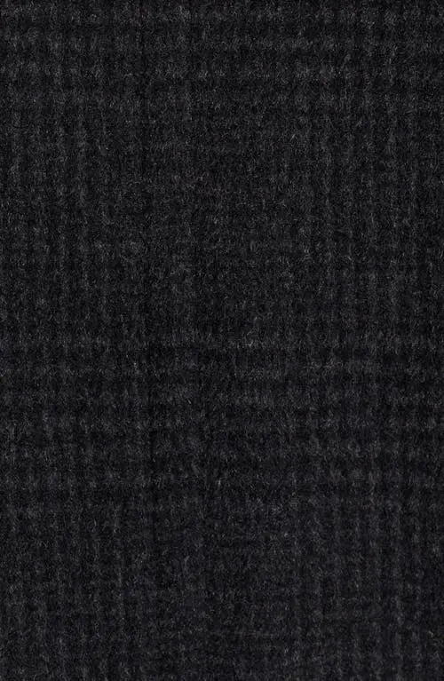 Hart Schaffner Marx Macbeth Wool Blend Car Coat - Charcoal Plaid