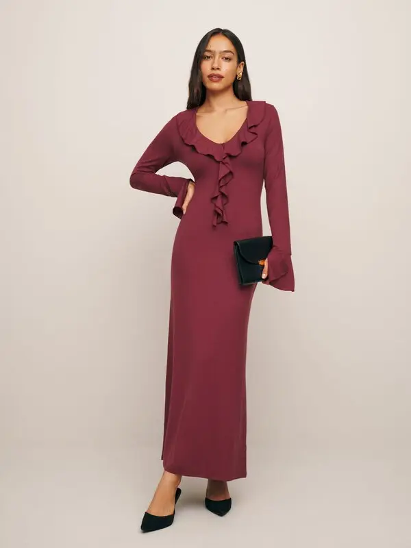 chinese dress ladies Jovie Midi Dress in Hot Pink – Ivy City Co