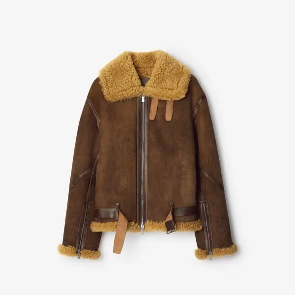 Burberry Shearling Aviator Jacket