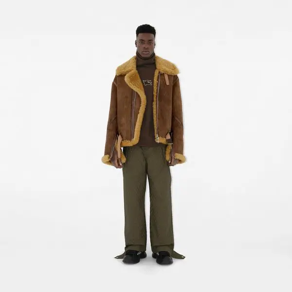 Burberry Shearling Aviator Jacket