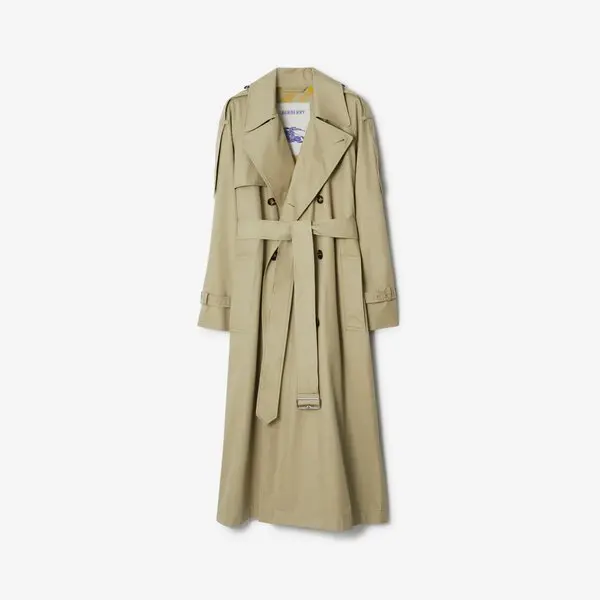 Burberry Long Gabardine Castleford Trench Coat