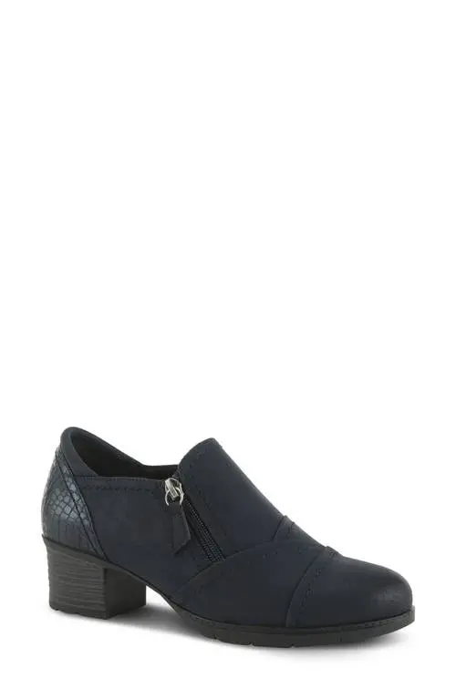 SPRING STEP SHOES Ellena Ankle Bootie - Navy