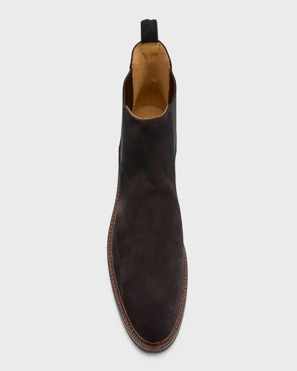 Brunello Cucinelli Suede Chelsea Boots