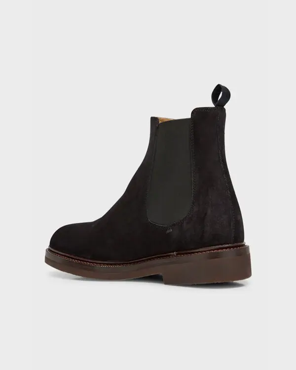 Brunello Cucinelli Suede Chelsea Boots