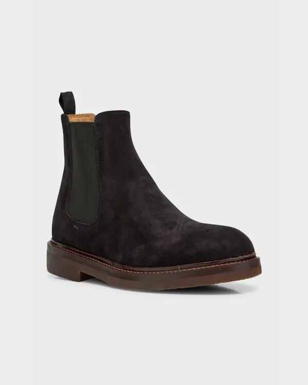 Brunello Cucinelli Suede Chelsea Boots