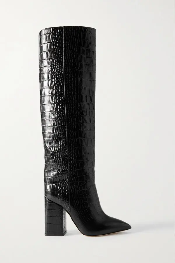 Paris Texas Anja Knee Boots - Black