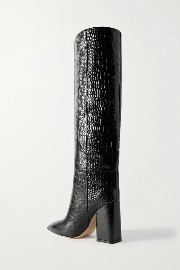 Paris Texas Anja Knee Boots - Black