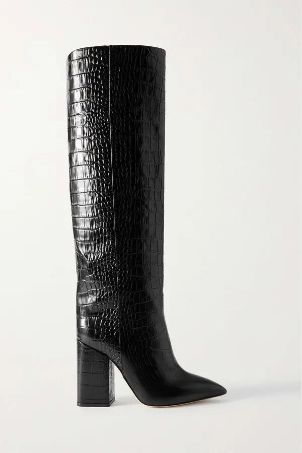 Paris Texas Anja Knee Boots - Black