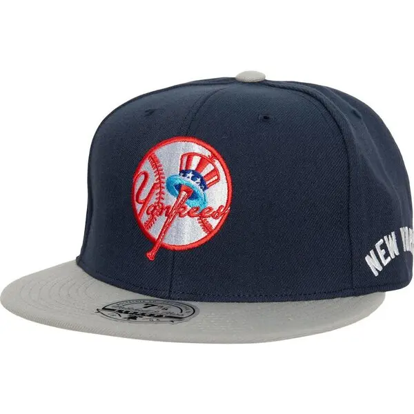 Mitchell & Ness New York Yankees Bases Loaded Fitted Cap - Navy