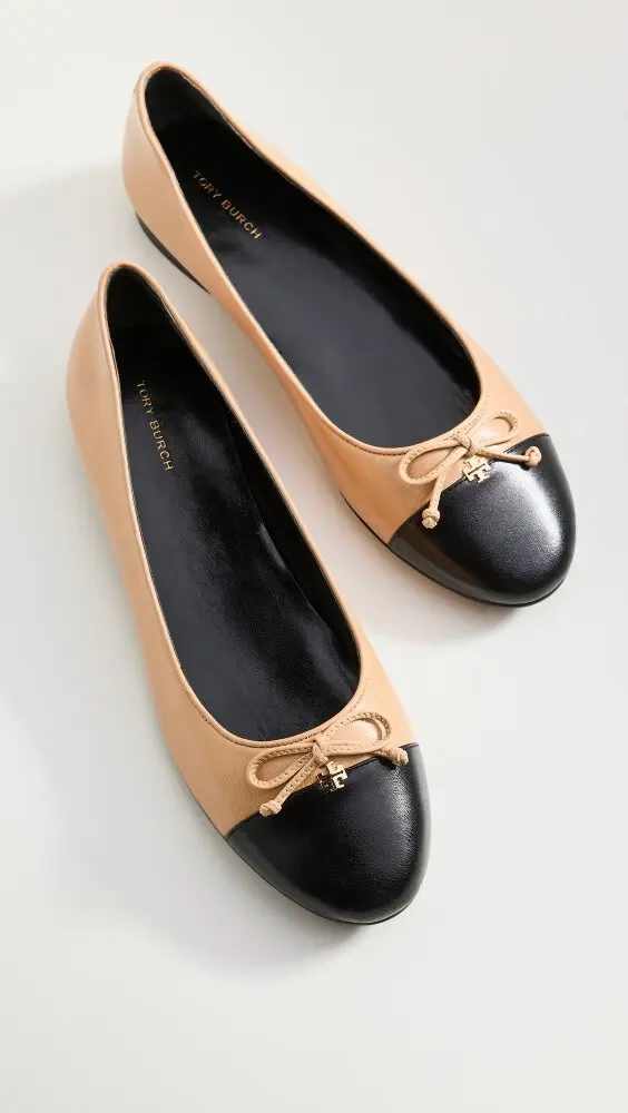 Tory Burch Cap-toe Ballet Flats