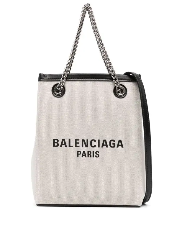 Balenciaga Canvas Phone Bag - Neutrals