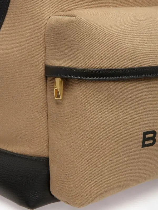 Bally Treck Logo-print Backpack - Neutrals