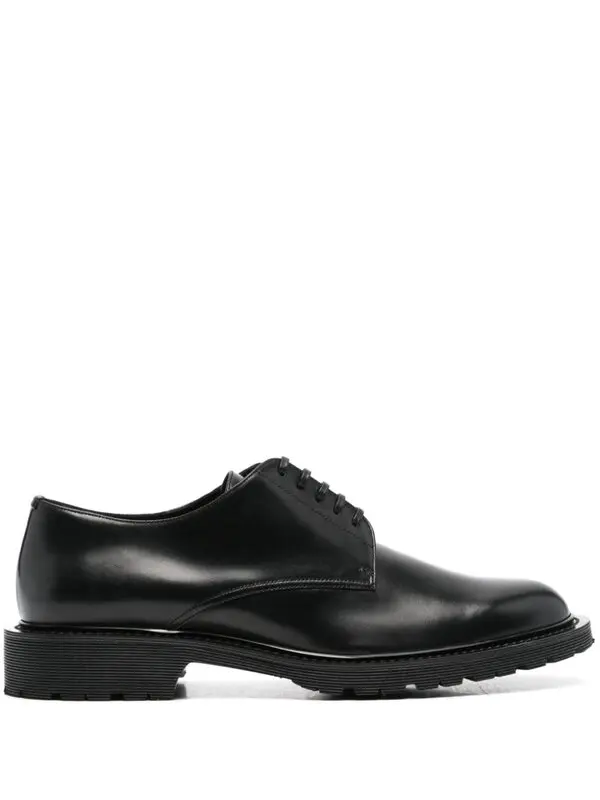 Saint Laurent Vaughn 20 Leather Loafers - Black