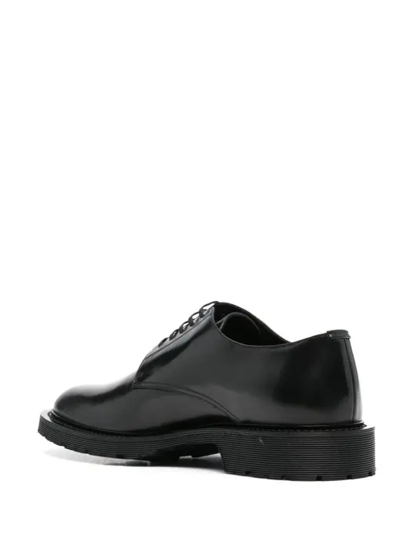 Saint Laurent Vaughn 20 Leather Loafers - Black