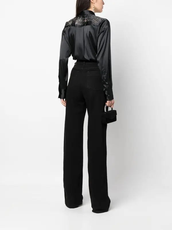 Dsquared2 Embellished Satin Shirt