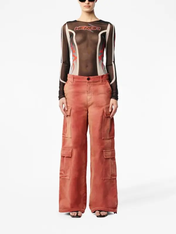 Heron Preston Distressed-effect Cargo Pants