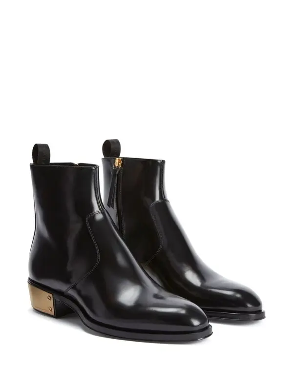 GIUSEPPE ZANOTTI 40mm Ludhovic Ii Leather Ankle Boots