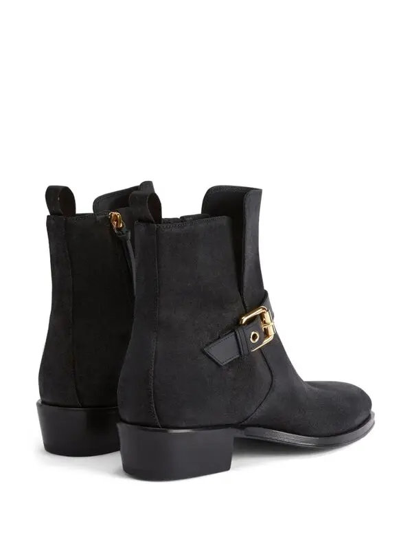 GIUSEPPE ZANOTTI 40mm Jhonny Leather Ankle Boots