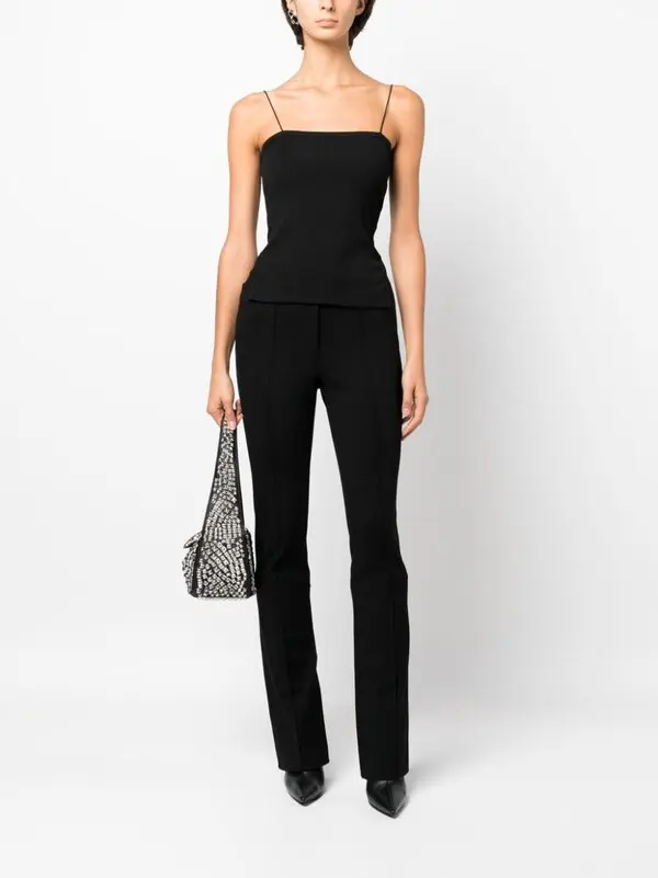 Helmut Lang Spaghetti-strap Ribbed Top