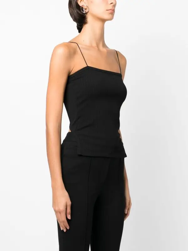 Helmut Lang Spaghetti-strap Ribbed Top