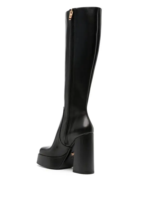 Versace Aevitas 125mm Leather Platform Boots