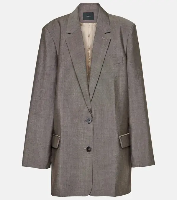JOSEPH Allcroft Wool-mohair Blazer