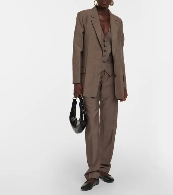 JOSEPH Allcroft Wool-mohair Blazer